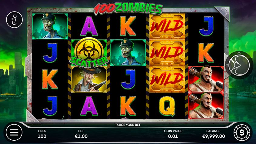 100 Zombies Slot - Free Play in Demo Mode - Dec 2025