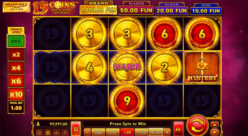 15 Coins Grand Gold Edition Demo Slot | Real Play or Free