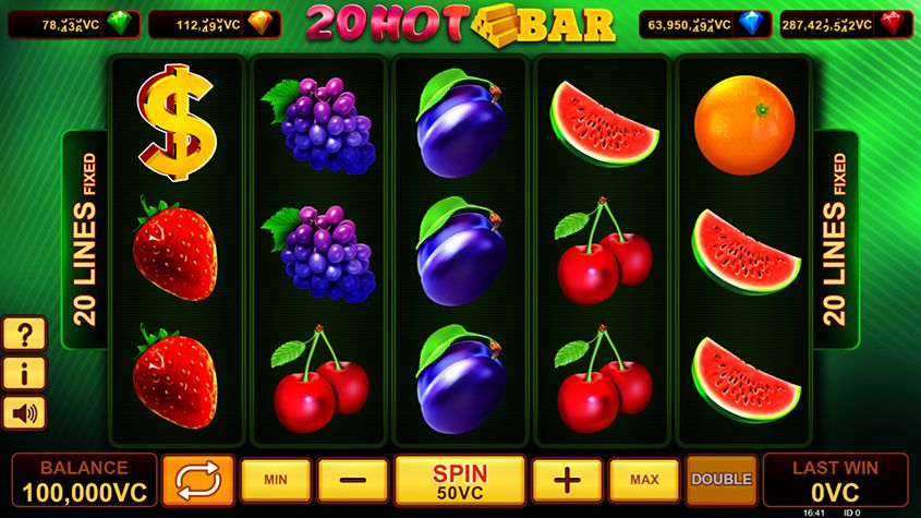 20 Hot Bar Slot - Play Free Slots Demos