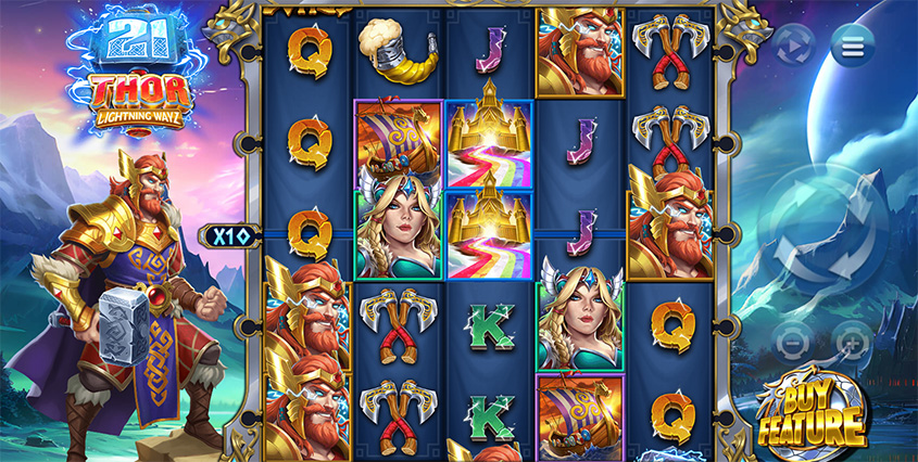 21 Thor Lightning Ways Slot | Play Online | RTP: 96.00%