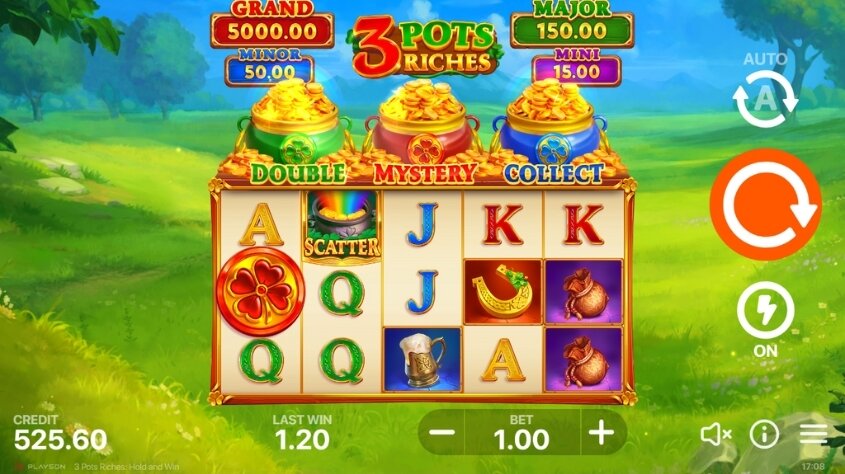 3 Pots Riches: Hold & Win Slot | Play Online | RTP: 95.76%