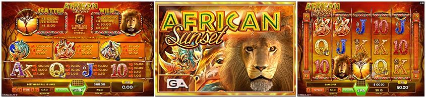 Tragaperras African Sunset: juego gratis, giros y bonos