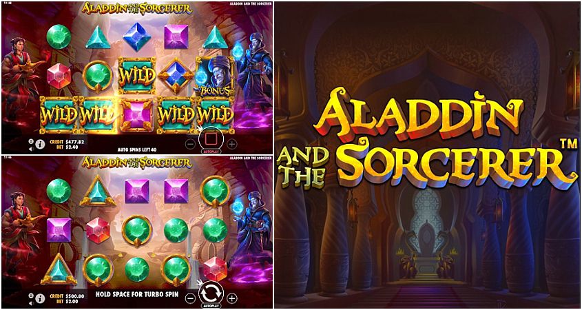 Aladdin and the Sorcerer Slot - Free Play in Demo Mode