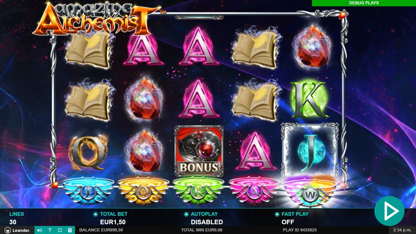 Amazing Alchemist Slot - Free Play in Demo Mode