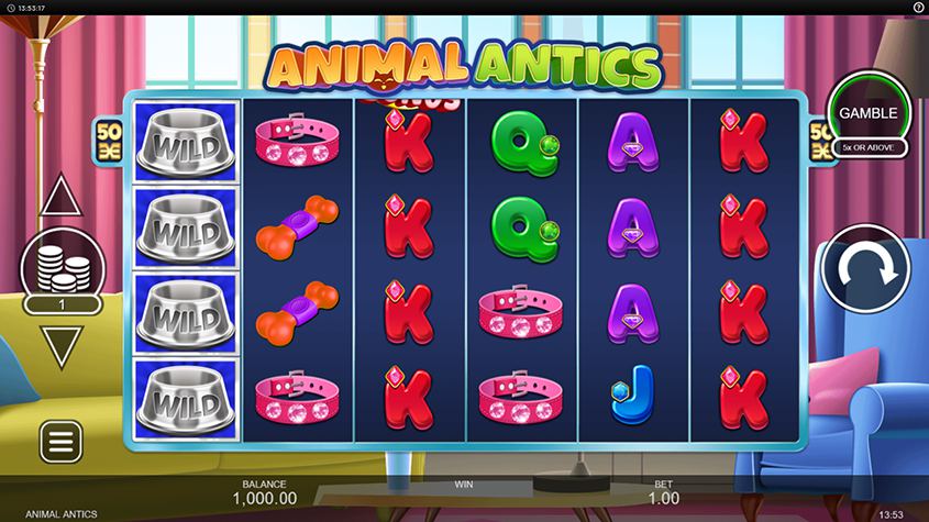 Animal Antics Slot | Play Online | RTP: 95.00%