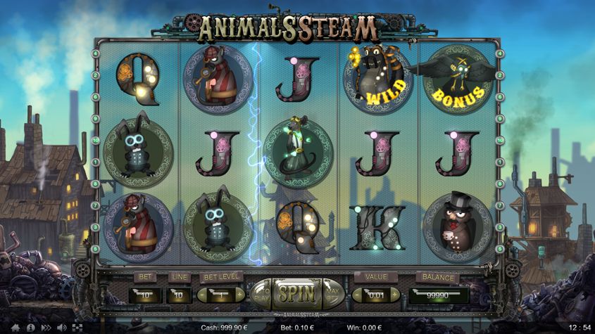 Animals Steam Slot - Free Play in Demo Mode