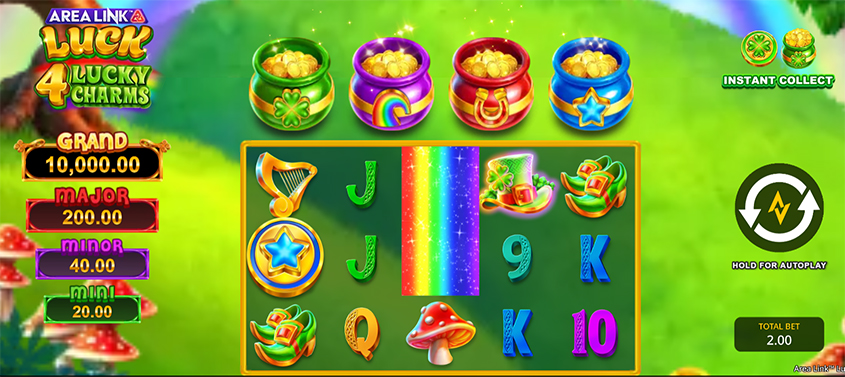 Area Link Luck 4 Lucky Charms Slot | Play Online | RTP: 96.50%