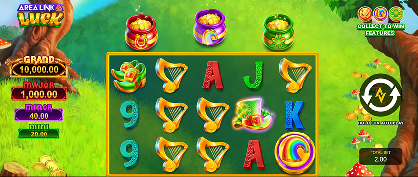 Area Link Luck Slot | Play Online | RTP: 96.45%