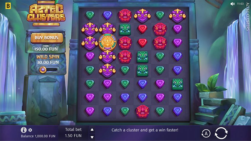 Aztec Clusters Slot - Free Play in Demo Mode