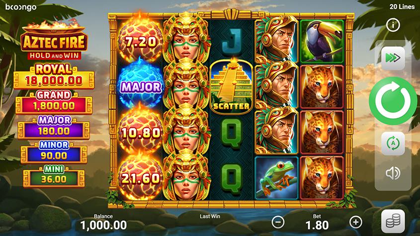 Aztec Fire: Hold and Win Slot - Free Play in Demo Mode