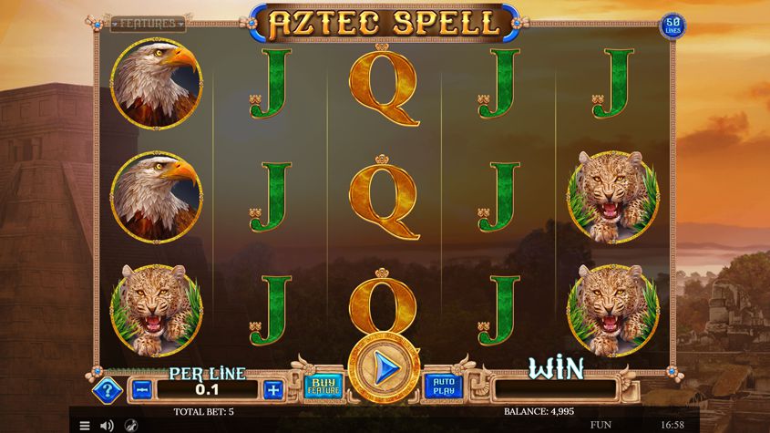 Aztec Spell Slot - Free Play in Demo Mode