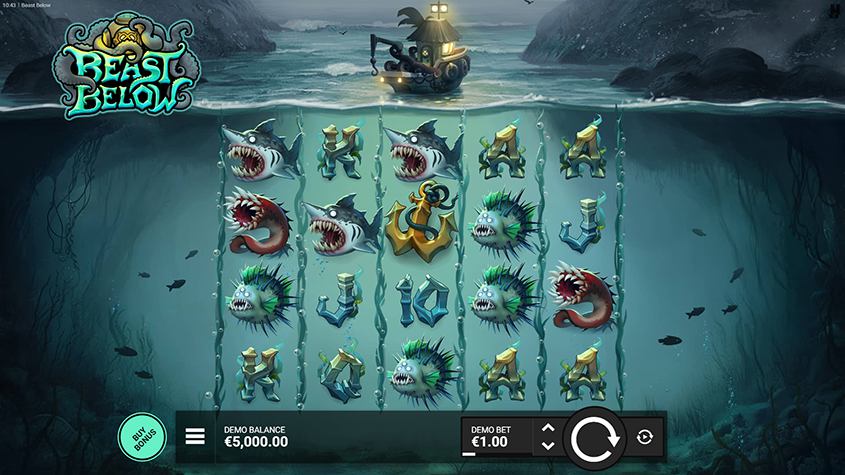 Beast Below Slot | Play Online | RTP: 96.29%