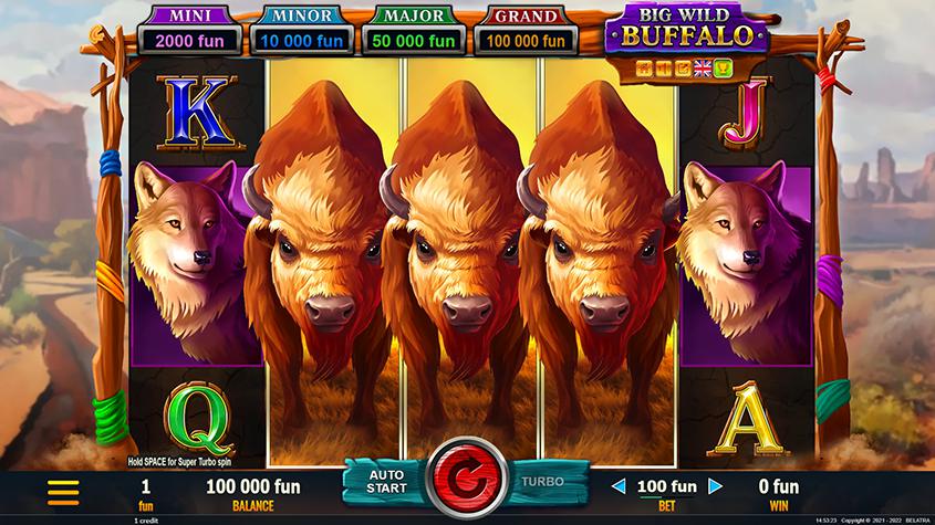 Big Wild Buffalo Slot - Free Play in Demo Mode