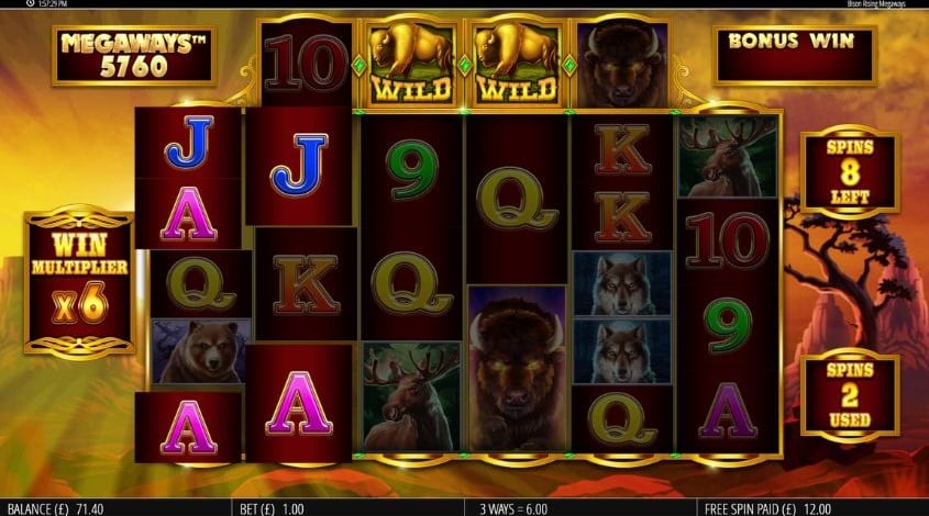 Bison Rising Megaways Slot | Play Online | RTP: 96.50%