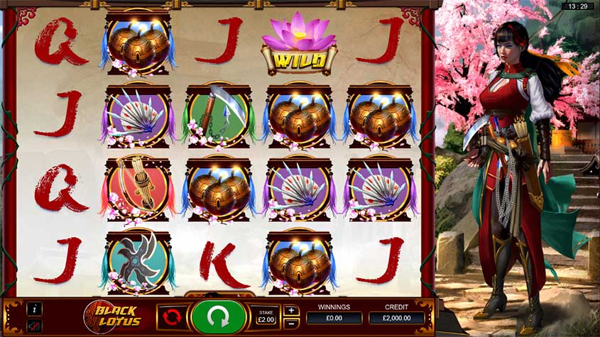 Black Lotus Slot - Free Play in Demo Mode