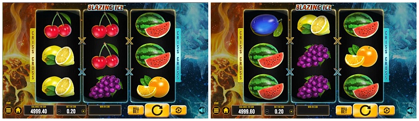 Blazing Ice Slot - Free Play in Demo Mode