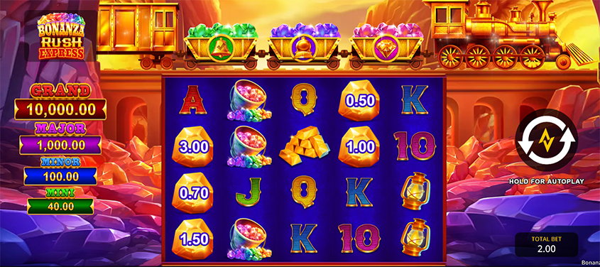Bonanza Rush Express Slot | Play Online | RTP: 96.50%