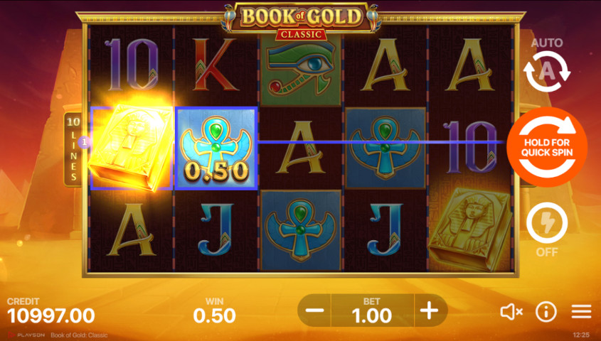 Book of Gold Classic Slot - Free Play in Demo Mode