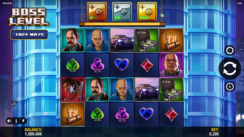 Boss Level Slot - Free Play in Demo Mode