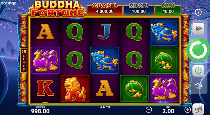 Buddha Fortune Slot - Free Play in Demo Mode