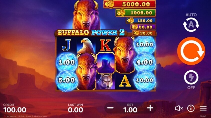 Buffalo Power 2: Hold & Win Demo Slot | Real Play or Free