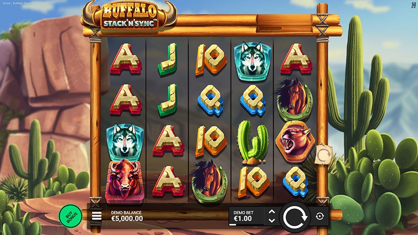 Buffalo Stack 'n' Sync Demo Slot | Real Play or Free