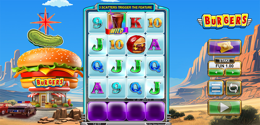 Burgers Slot | Play Online | RTP: 96.41%