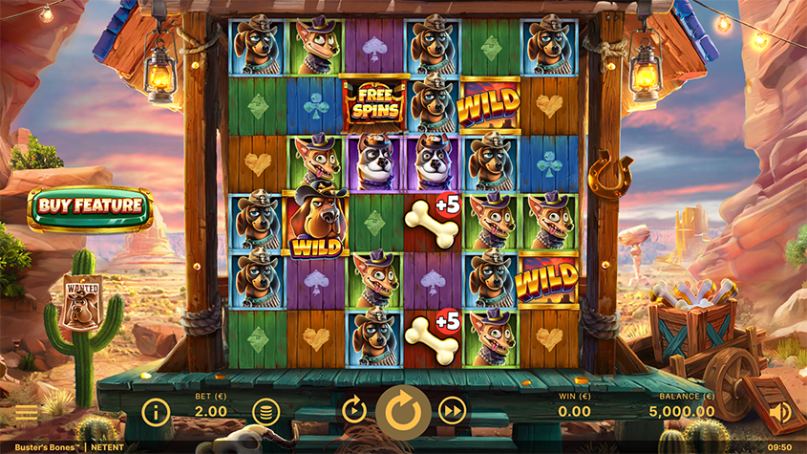 Buster’s Bones Slot - Free Play in Demo Mode
