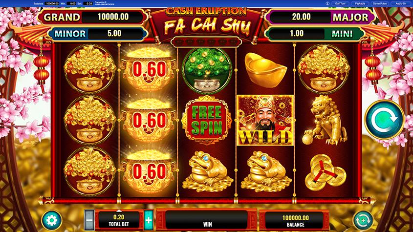 Cash Eruption Fa Cai Shu Demo Slot | Play for Free