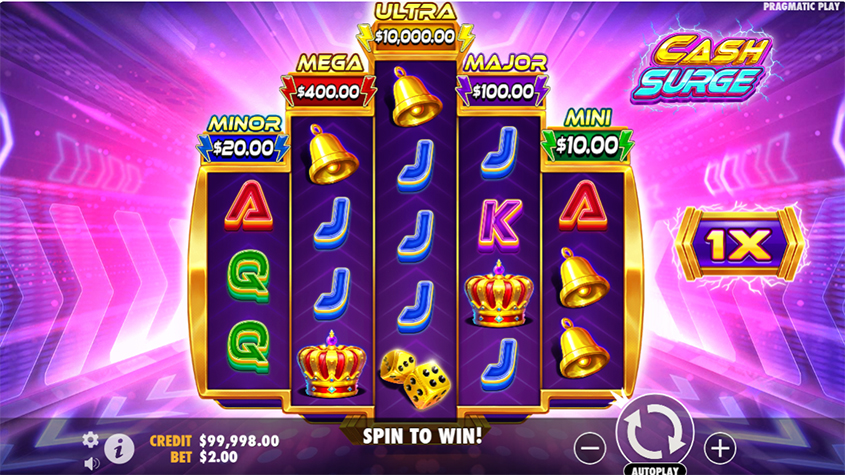 Cash Surge Slot | Play Online | RTP: 96.50%