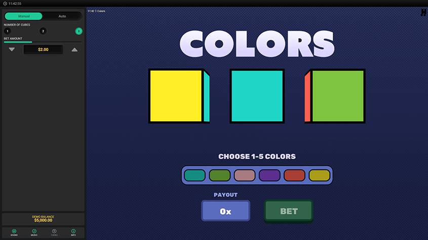 Colors Slot - Free Play in Demo Mode