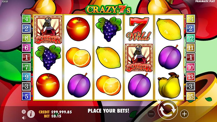 Crazy 7s Slot - Free Play in Demo Mode