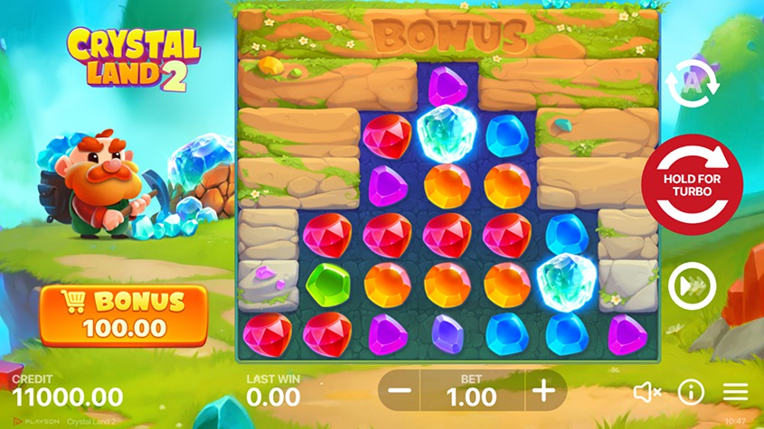 Crystal Land 2 Slot - Free Play in Demo Mode