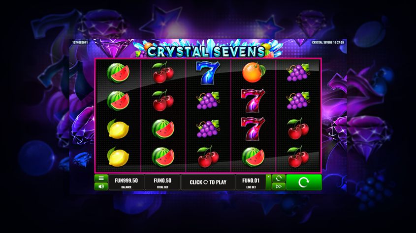 Crystal Sevens Slot - Free Play in Demo Mode