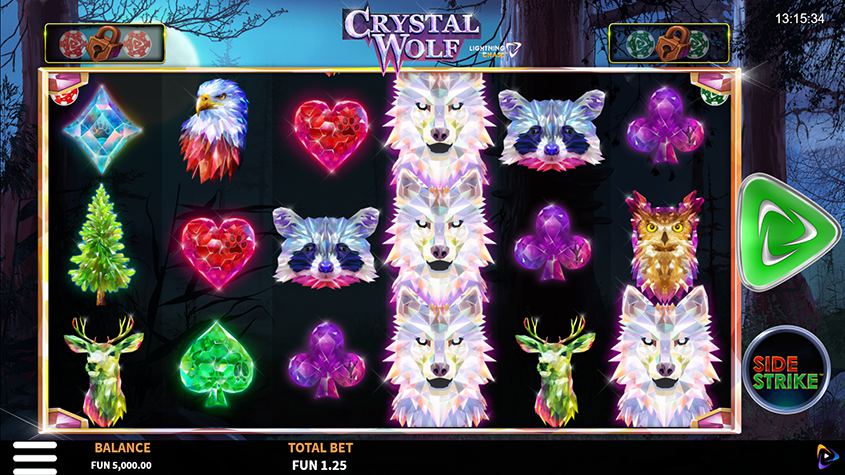 Crystal Wolf Lightning Chase Demo Slot | Play for Free