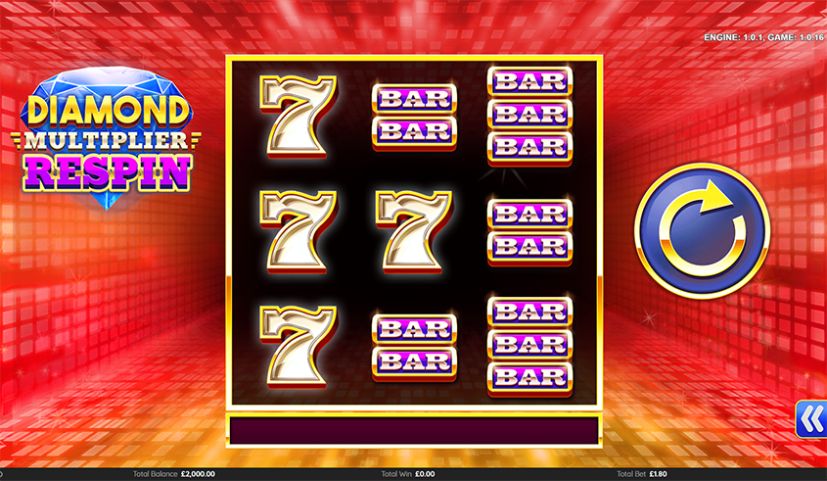 Diamond Multiplier Respin Slot - Play Free Slots Demos