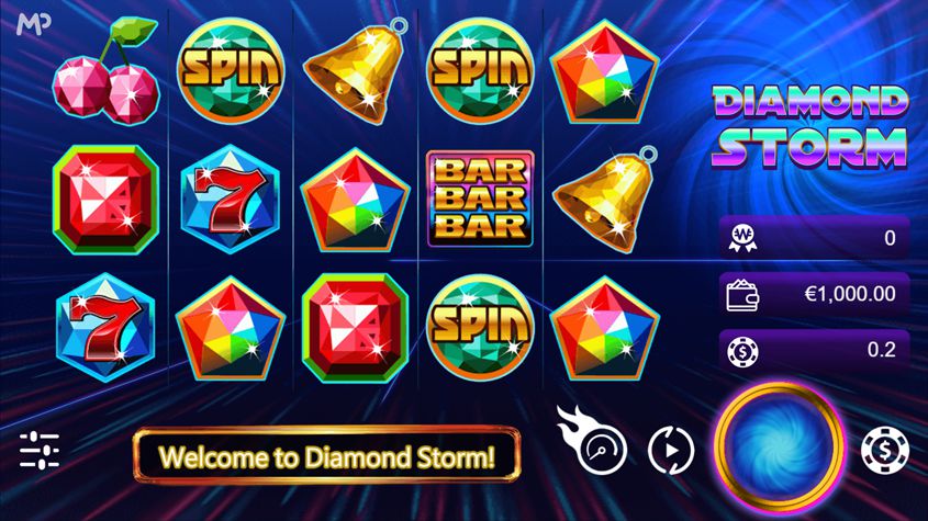 Diamond Storm Slot - Free Play in Demo Mode