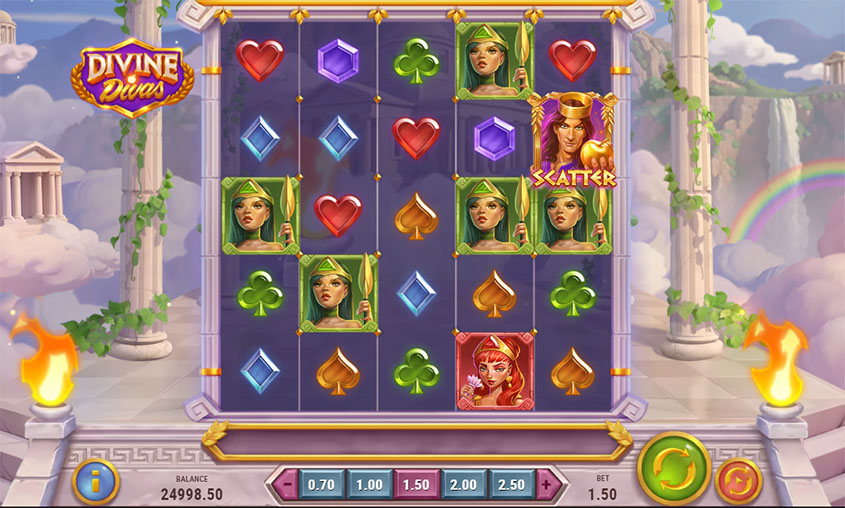 Divine Divas Slot | Play Online | RTP: 96.25%