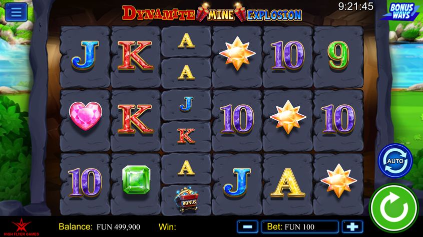 Dynamite Mine Explosion Slot - Free Play in Demo Mode