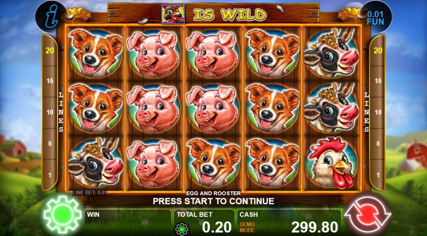 Egg and Rooster Slot - Play Free Slots Demos