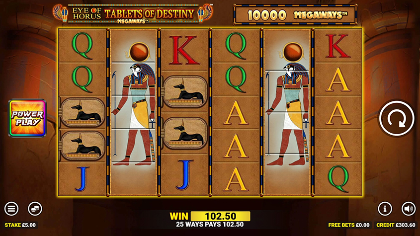 Eye of Horus Tablets of Destiny Megaways Spielautomat - Gratis-Spiel ...