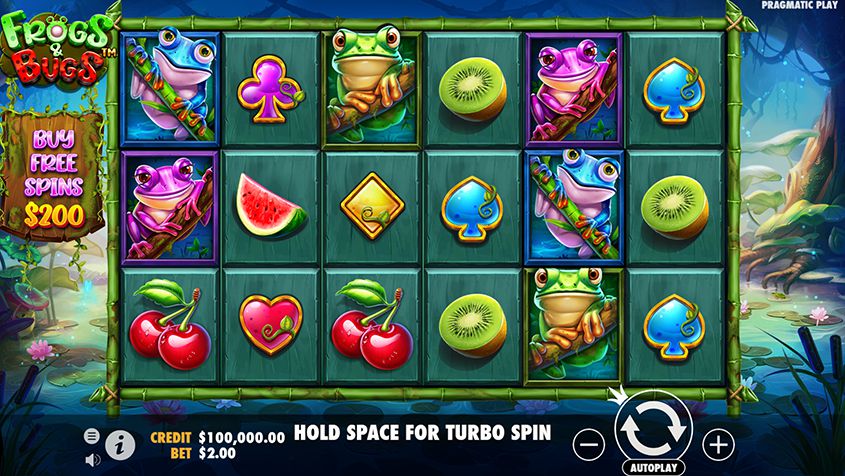 Frogs & Bugs Slot - Free Play in Demo Mode
