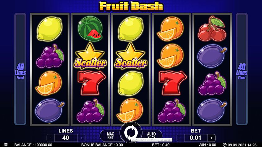 Fruit Dash Slot - Free Play in Demo Mode