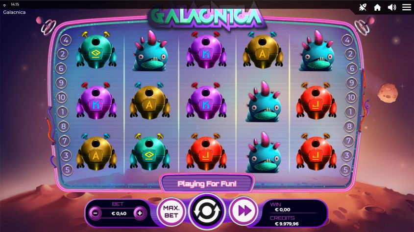 Galacnica Slot - Free Play in Demo Mode
