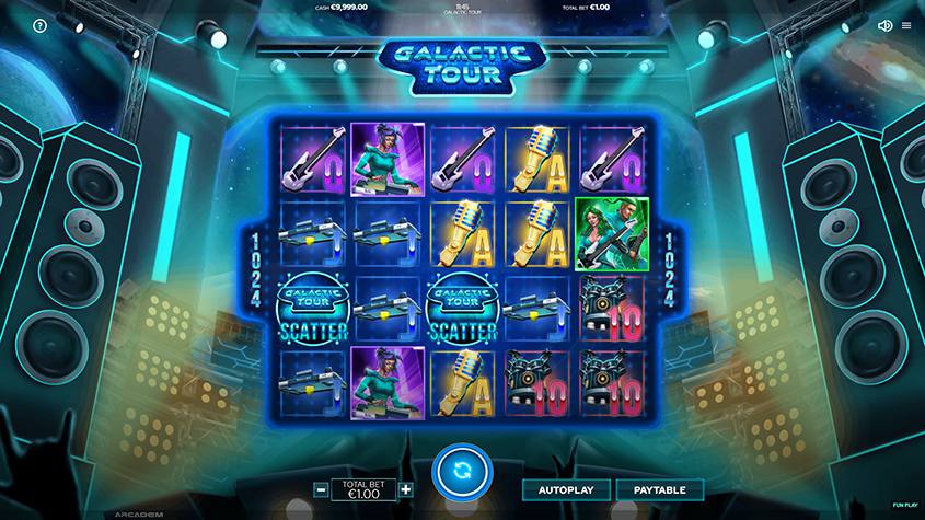 Galactic Tour Slot - Free Play in Demo Mode