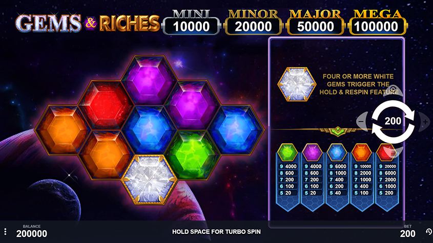 Gems & Riches Slot - Play Free Slots Demos