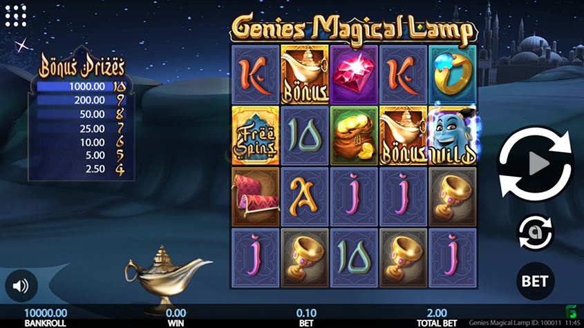Genie's Magical Lamp Slot - Free Play in Demo Mode