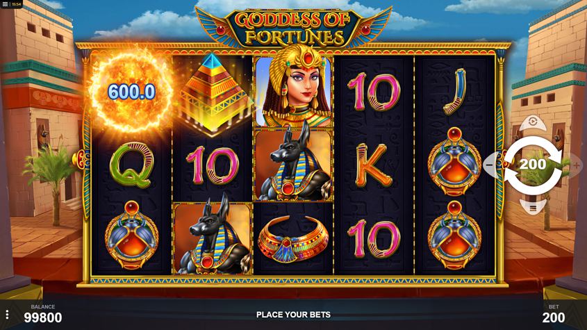 Godess of Fortunes Slot - Free Play in Demo Mode