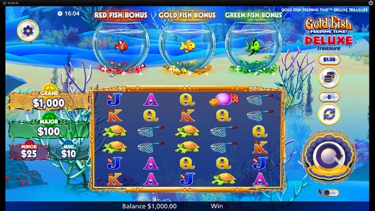 Gold Fish Feeding Time Deluxe Treasure Demo Slot | Play for Free