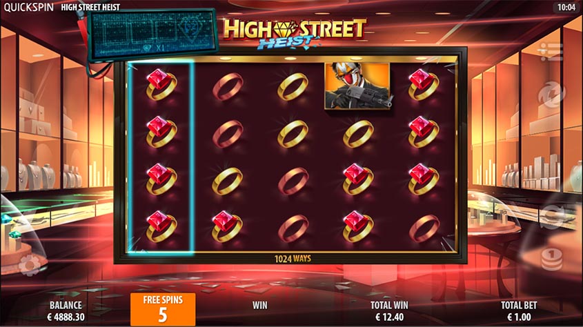 High Street Heist Slot - Free Play in Demo Mode